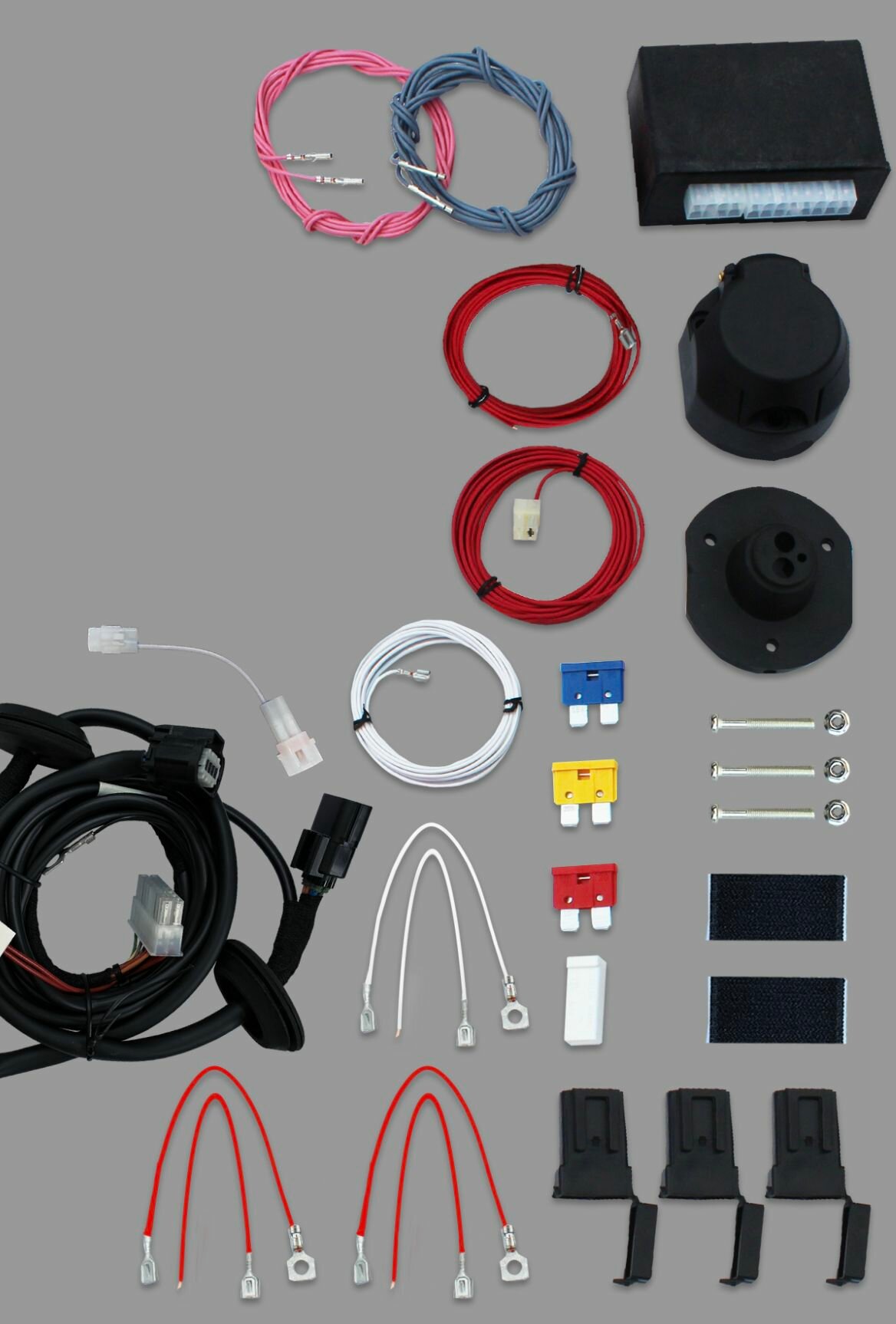 Комплект штатной электрики для фаркопа 13-pin Geely Atlas 2024- с блоком 7.2 (premium) - КонцептАвто KA SC 132 139 606