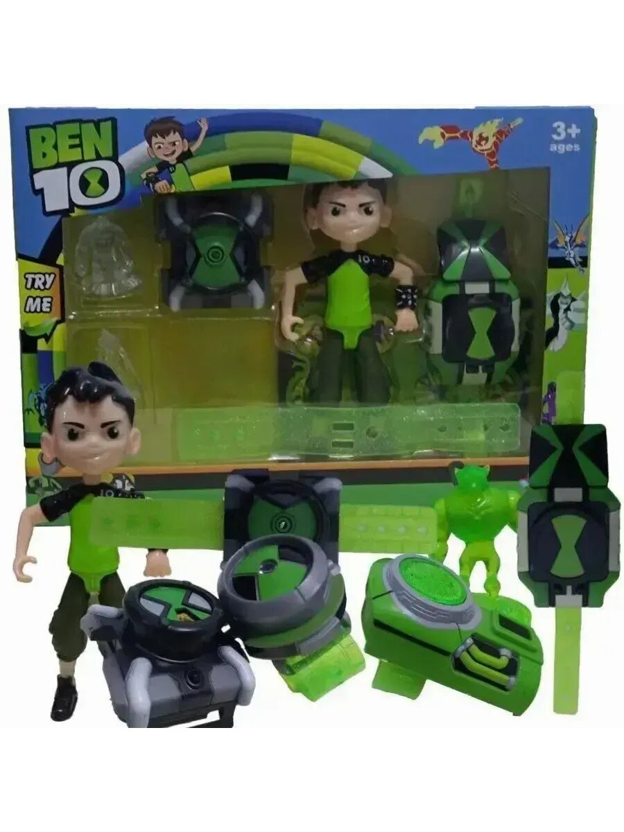 Часы Омнитрикс с фигуркой Бена BEN 10: Зеленый