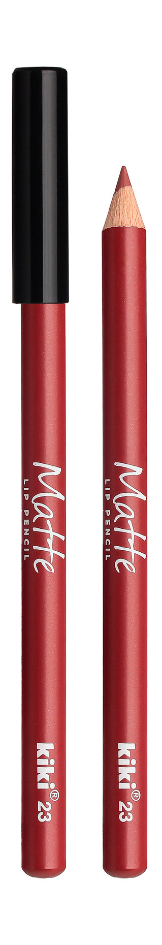 KIKI Карандаш для губ Matte, 1,1 г, 23 Темно-бежевый