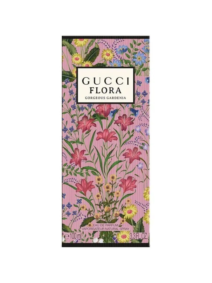 Gucci Парфюмерная вода Flora Gorgeous Gardenia, цветочный аромат, 100 мл