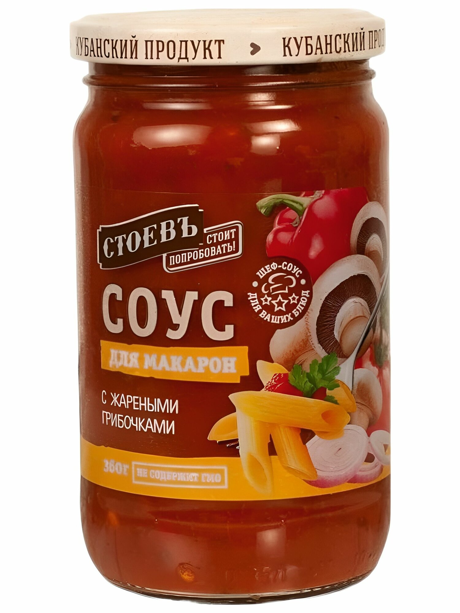 Соус заправка для макарон с грибами 360 грамм, 1 банка