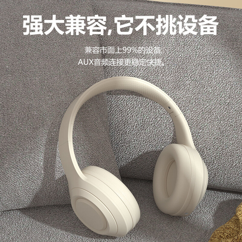 Наушники Bluetooth с креплением на голову для студентов, подходят для уличной фотографии, с автоматическим