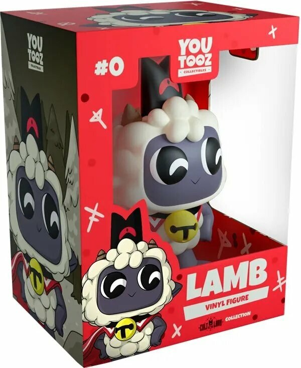 Youtooz & Cult of the Lamb , небольшие скульптуры, игровые коллекционные фигурки IP.