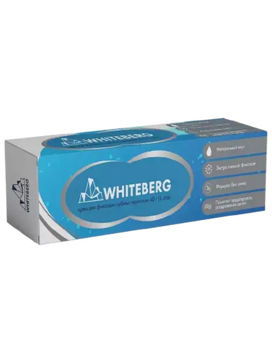 Вайтберг Крем для фиксации зубных протезов нейтральный вкус