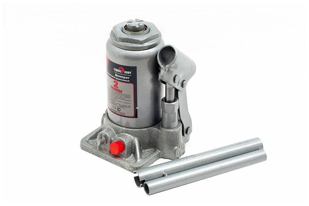 Домкрат 2т. бутылочный двухштоковый высота 161-374 Сервис ключ 75222 сервис ключ арт. 75222