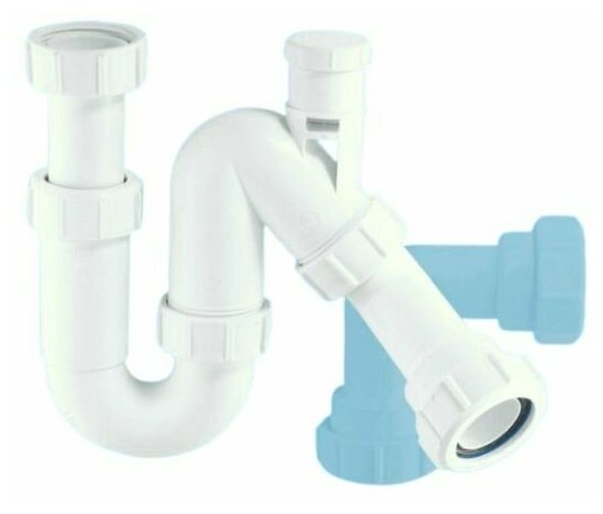 MRSK12CV Сифон трубный Р/S-образный (1 1/2х40мм)