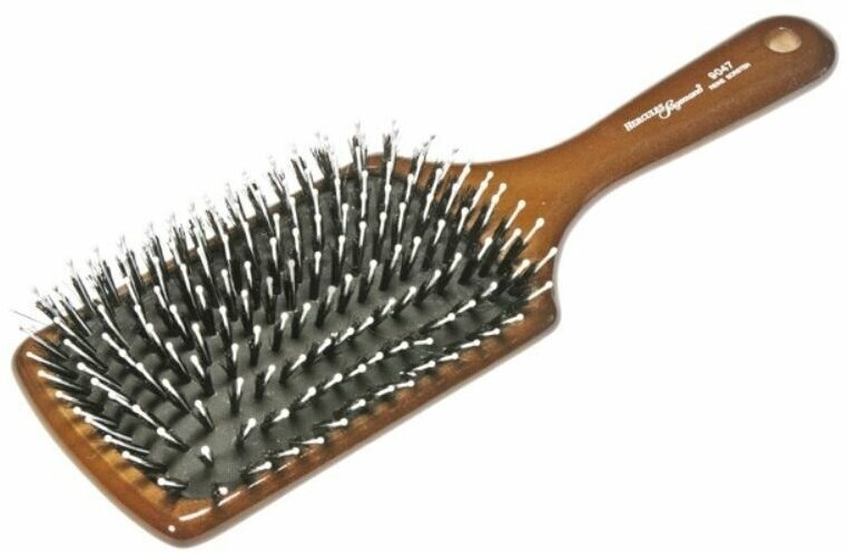 HERCULES Щётка деревянная прямоугольная с комбинированной щетиной 11-рядная