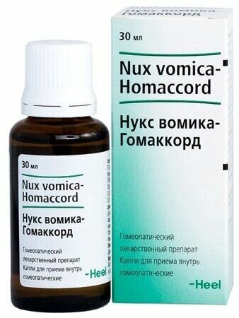 Нукс вомика-Гомаккорд капли для приема внутрь гомеопатические 30мл