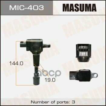 Катушка зажигания MAZDA3/Axela/Demio/Verisa 03-06 Masuma арт. MIC-403