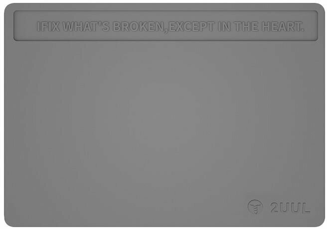 Жаростойкий антистатический коврик 2UUL 28х40см серый