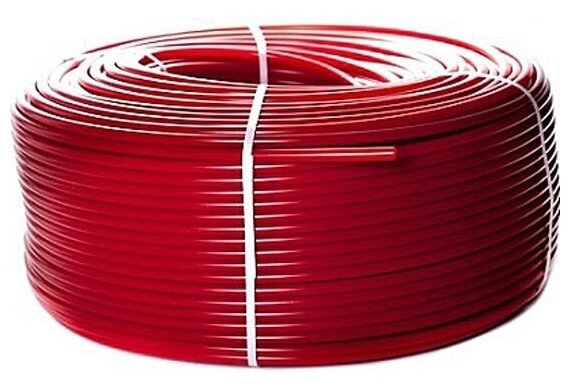 Труба Stout 20х2,0 (бухта 100 метров) PEX-a (красная), с кислородным слоем