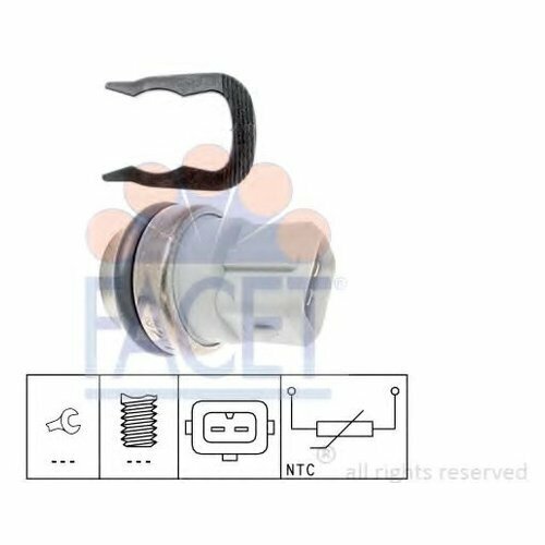 Датчик температуры охлаждающей жидкости Facet 73254 для Mitsubishi Carisma; Opel ARENA TB TF, ARENA COMBI A97; Renault Clio II,