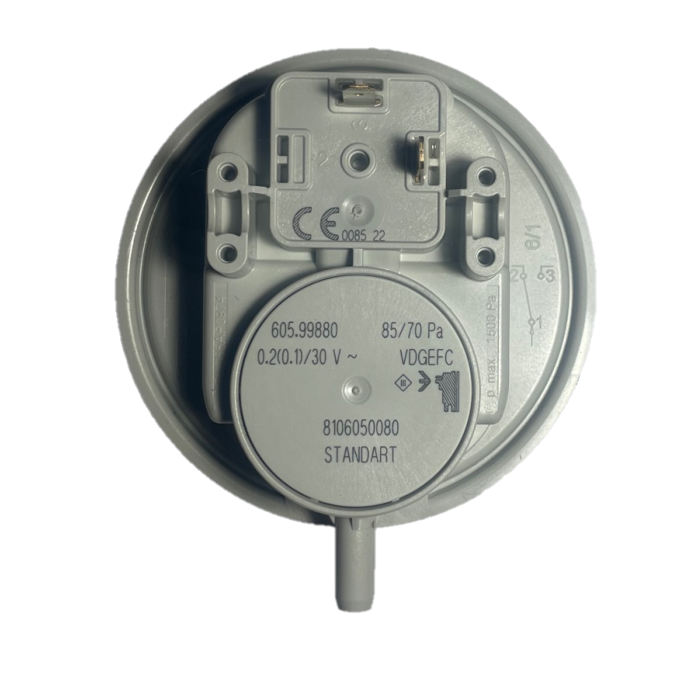 Прессостат для газового котла Demrad (Демрад) Huba 85 / 70 реле давления датчик тяги