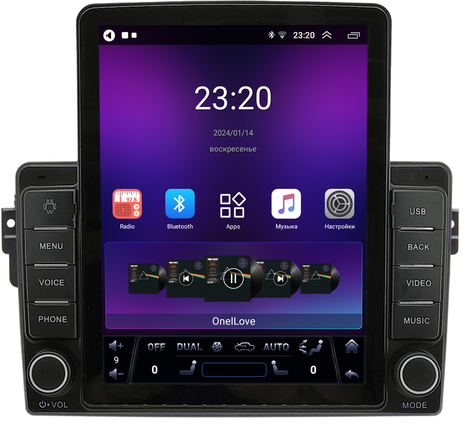 Магнитола в штатное место Toyota Caldina 3 2002-2007 Canbox GTR095-9-685 на Android 10 (QLed, 4/64, DSP, CarPlay)