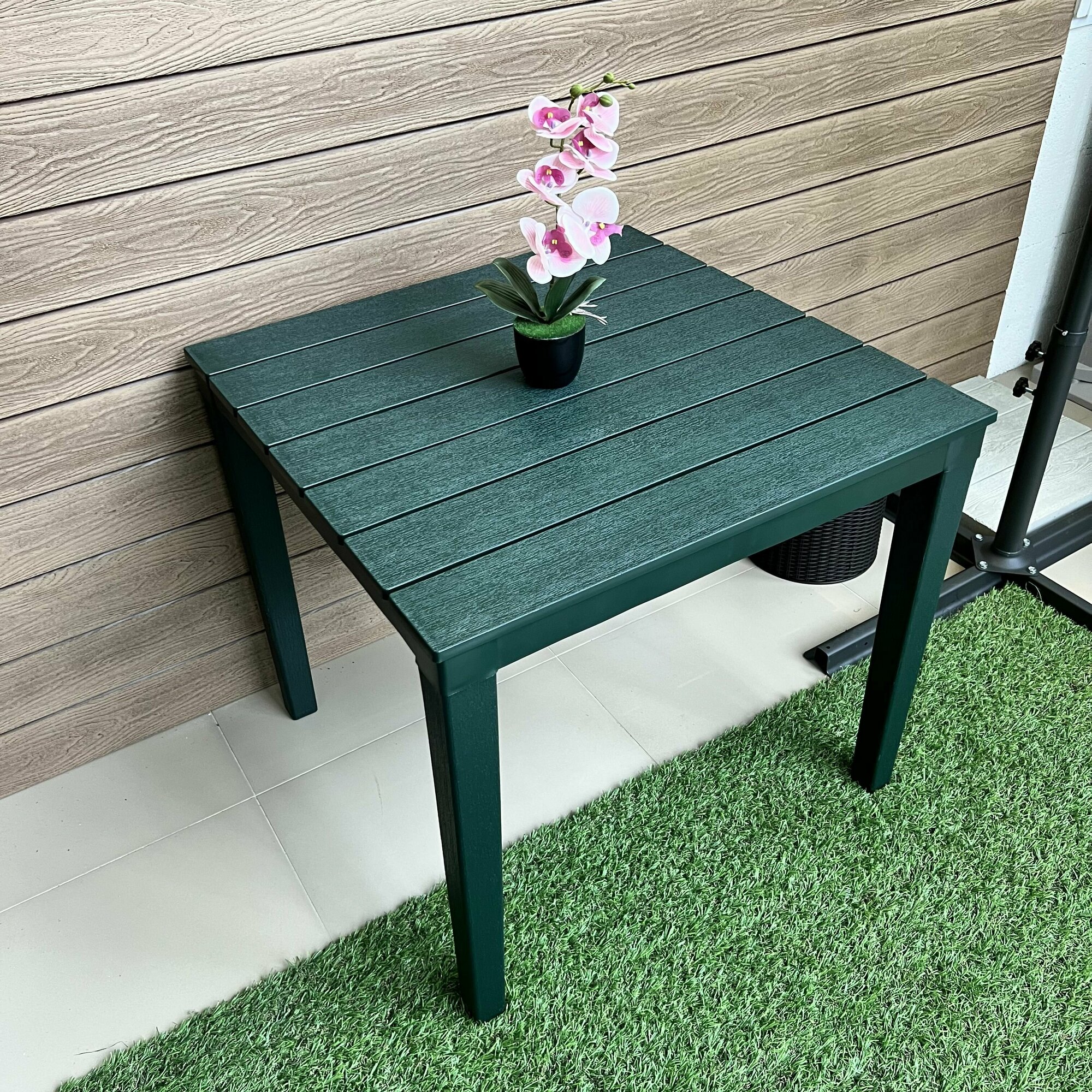 Стол Ливерпуль Quartet квадратный Зеленый 80х80 см