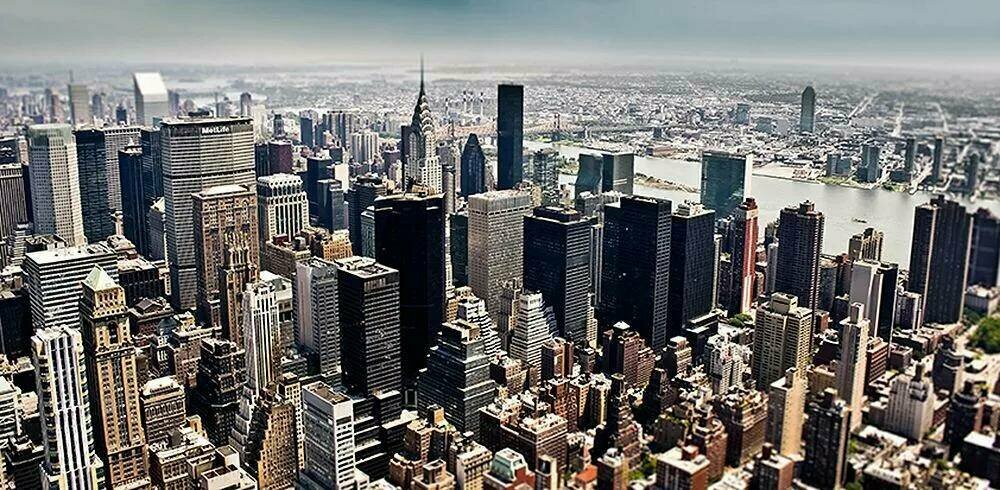 Фотообои Divino Decor "Большой город" А-081(А-015) 300*147 фактура холст