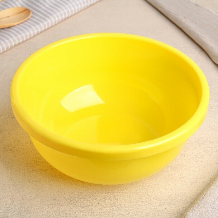 Миска пластиковая, 20 см, 1,7 л, цвет миск, салатница пластиковая, посуда для кухни