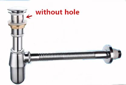 Латунный настенный сифон для раковины Fevnd AG123 without hole 35cm