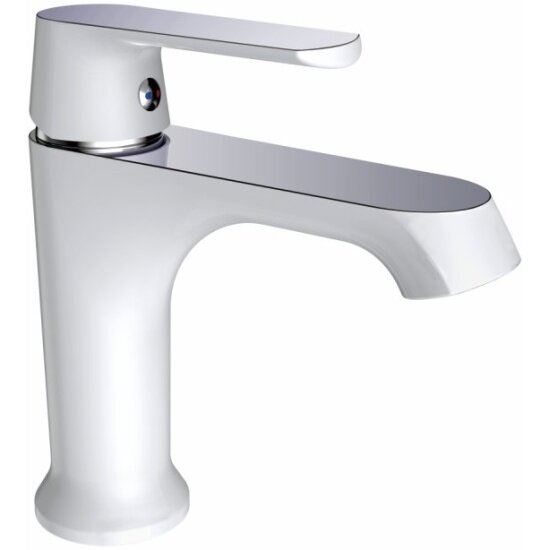 Смеситель Haiba для умывальника 35к HB10804 белый/хром