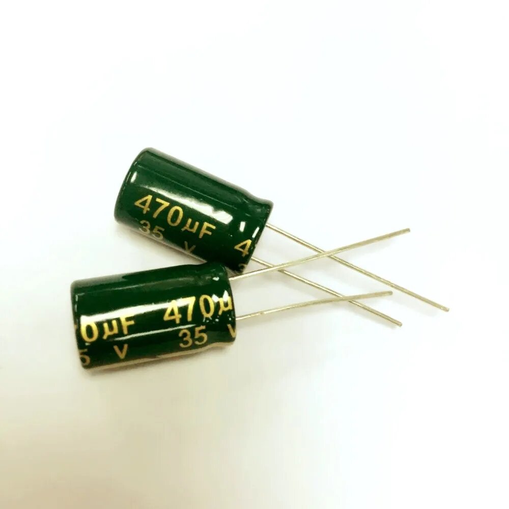 100 шт, алюминиевый электролитический конденсатор 35 в 35 мкФ с низким ESR, 35 в 470 мкФ 10X17 мм