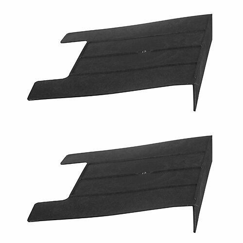 Перегородка-сифон для дождеприемника пластиковая 300х300 мм черная (2 шт.)