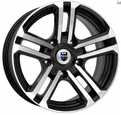 Диск K&k Палладика 7x16/5x139.7 D98 ET30 алмаз чёрный