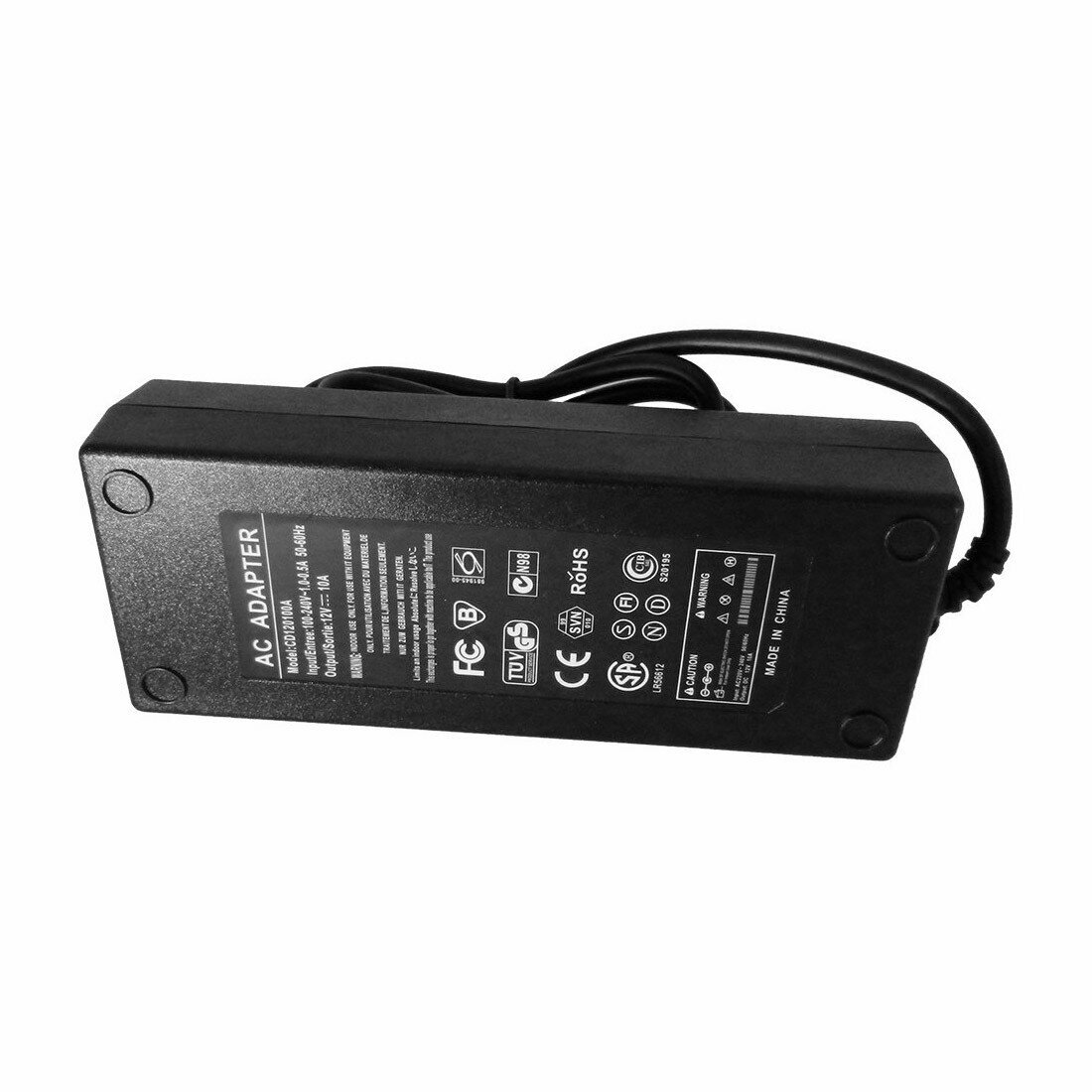 Блок питания OEM 12в 10а питание от сети 220в, штекер 5,5/2,5 плюс внутри.