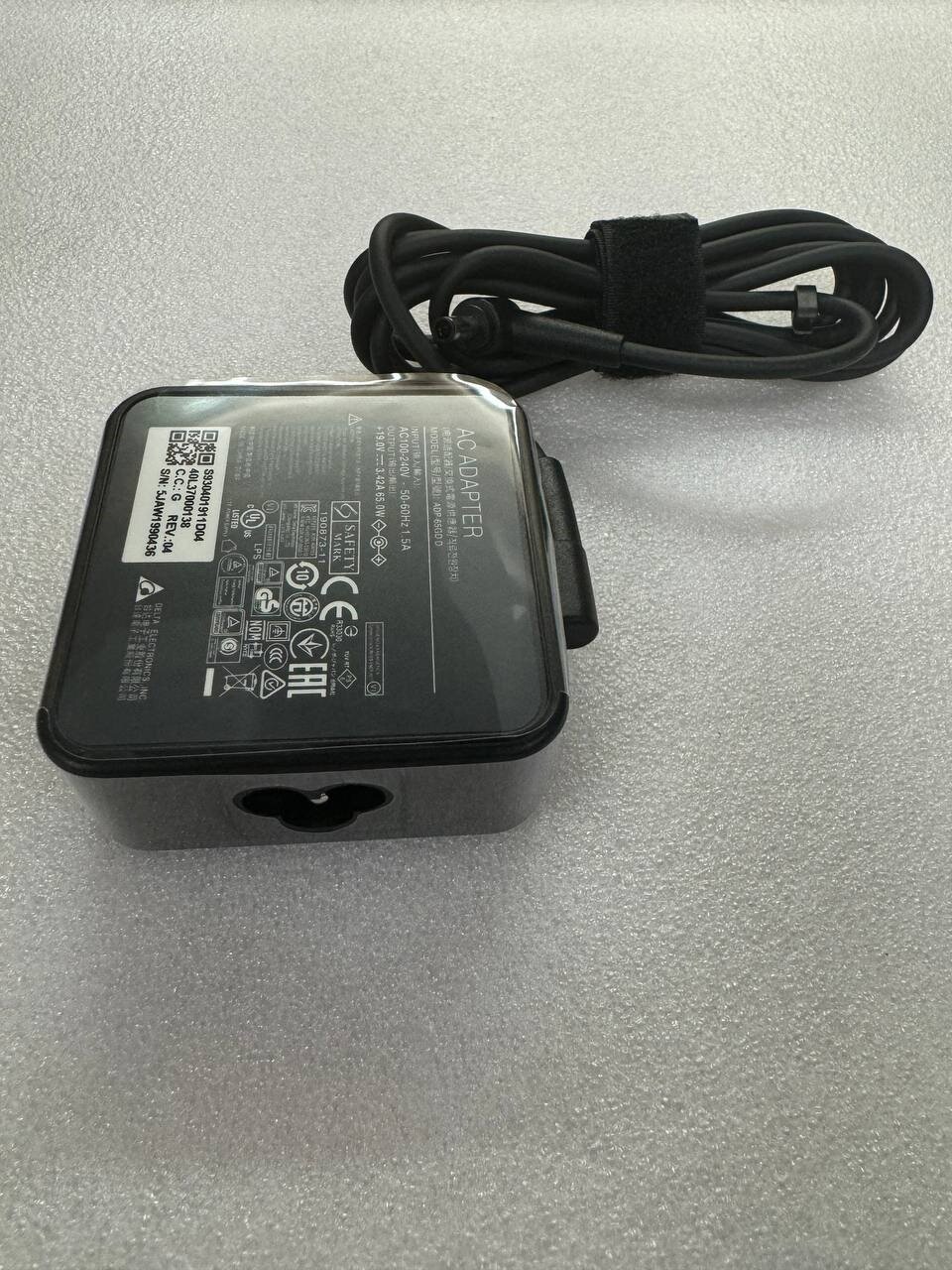 Блок питания MSI 4.5x3.0мм, 65W (19V, 3.42A) ORG (square shape)
