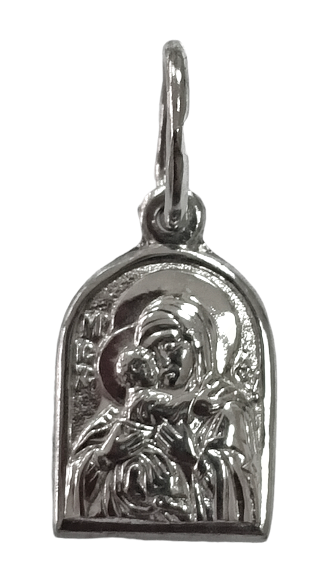 Иконка, серебро, 925 проба, родирование