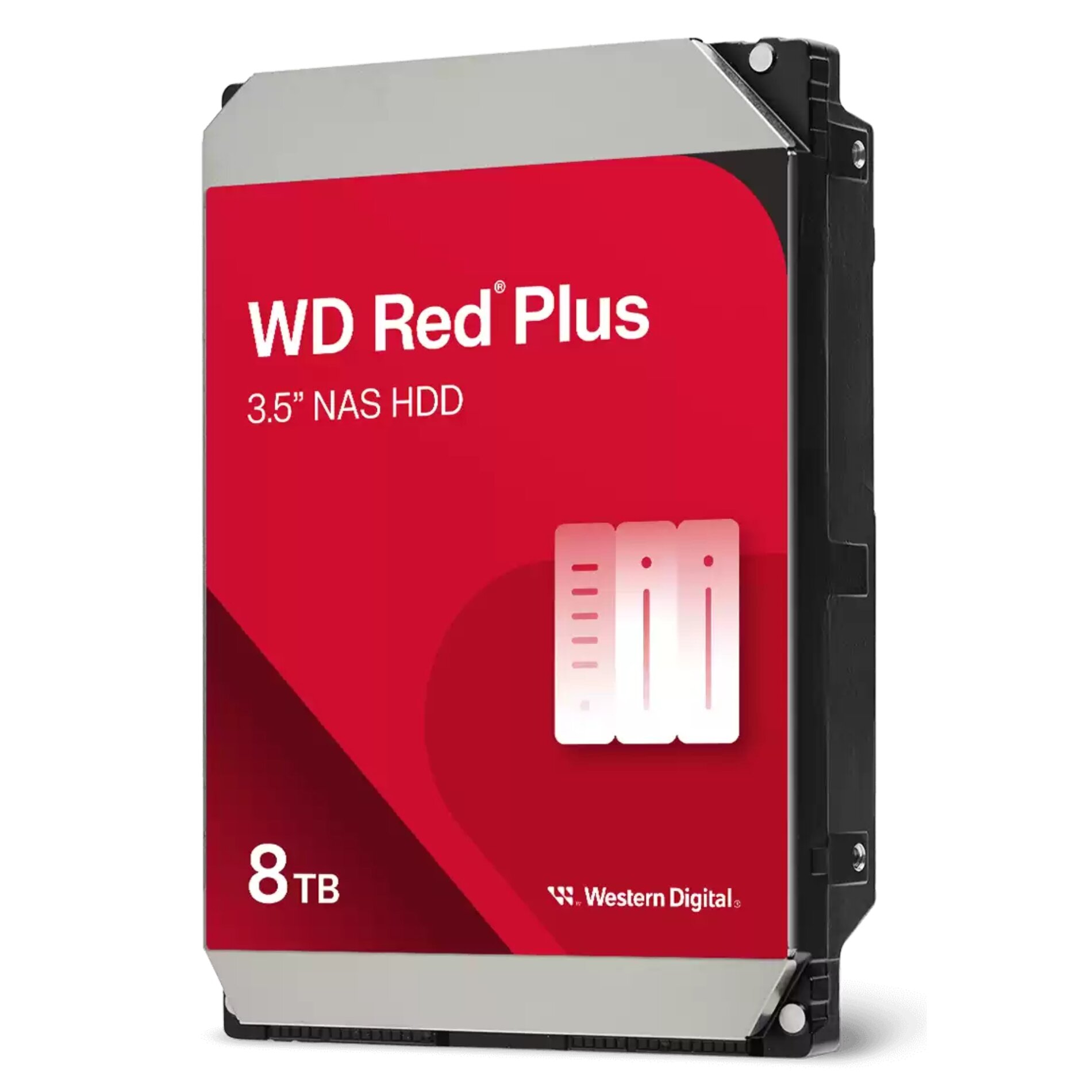 Внутренний жесткий диск Western Digital WD Red Plus 8 ТБ CMR 256 МБ WD80EFPX