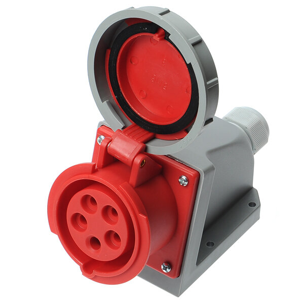 Розетка на поверхность 3Р+N+Е 16А 415В IP67 с сальником М25 LEE1152 (3 шт. в наборе)