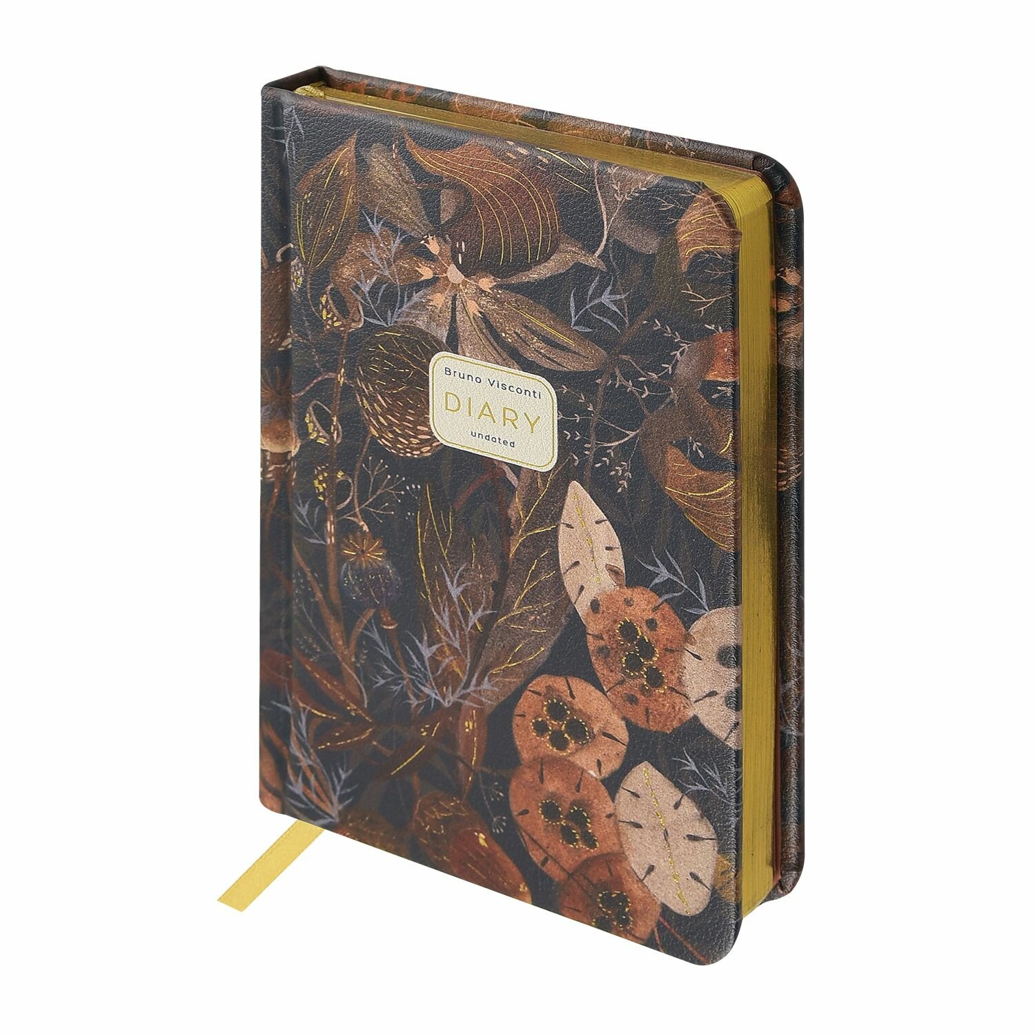Ежедневник недатированный А6 Bruno Visconti "Букет осени" 240 стр. женский / блокнот для записей арт.3-745/08