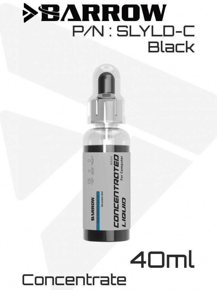 Концентрат Barrow water cooling liquid for PC 40ML - Black