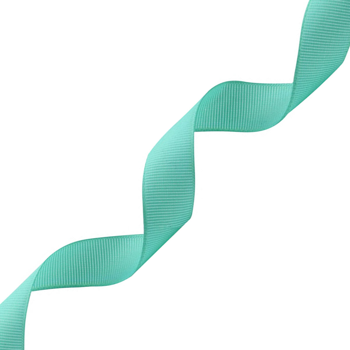 Лента репсовая декоративная Айрис, 2см*18,28м, полиэстер (121 бирюзовый)