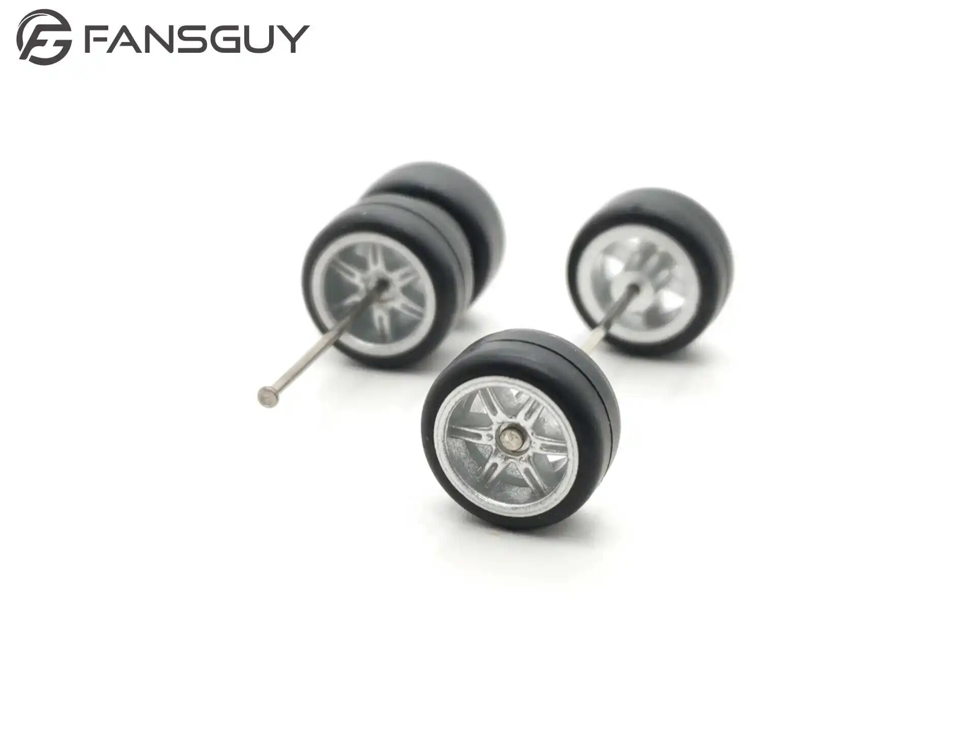 FANSGUY Колеса для моделей автомобилей 1:64 Silver C 1
