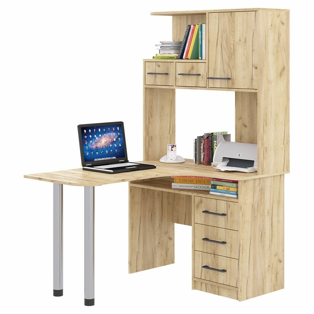 Компьютерный стол СК-35, Дуб крафт золотой