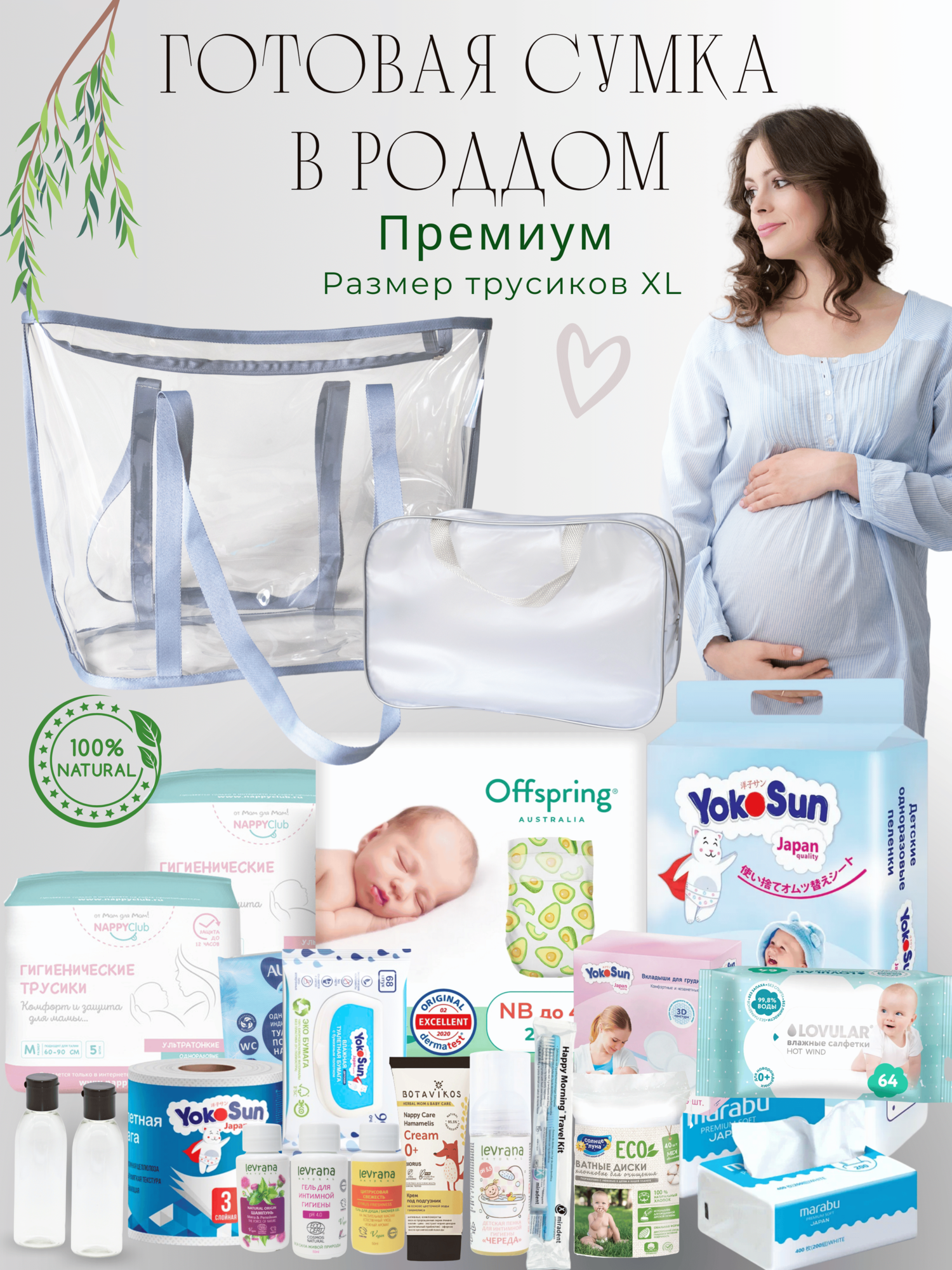 Сумка в роддом готовая