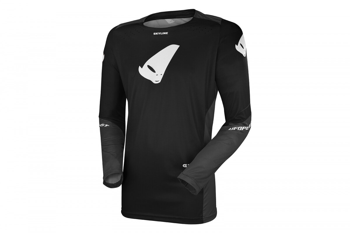 Мотоджерси UFO Plast SKYLINE JERSEY, Black, XL мотоэкипировка эндуро