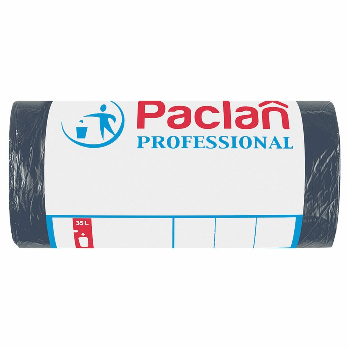 Пакеты для мусора 35л, Paclan Professional (50x60см, 6мкм, черные) ПНД, 50шт. в рулоне (40303), 40 уп.