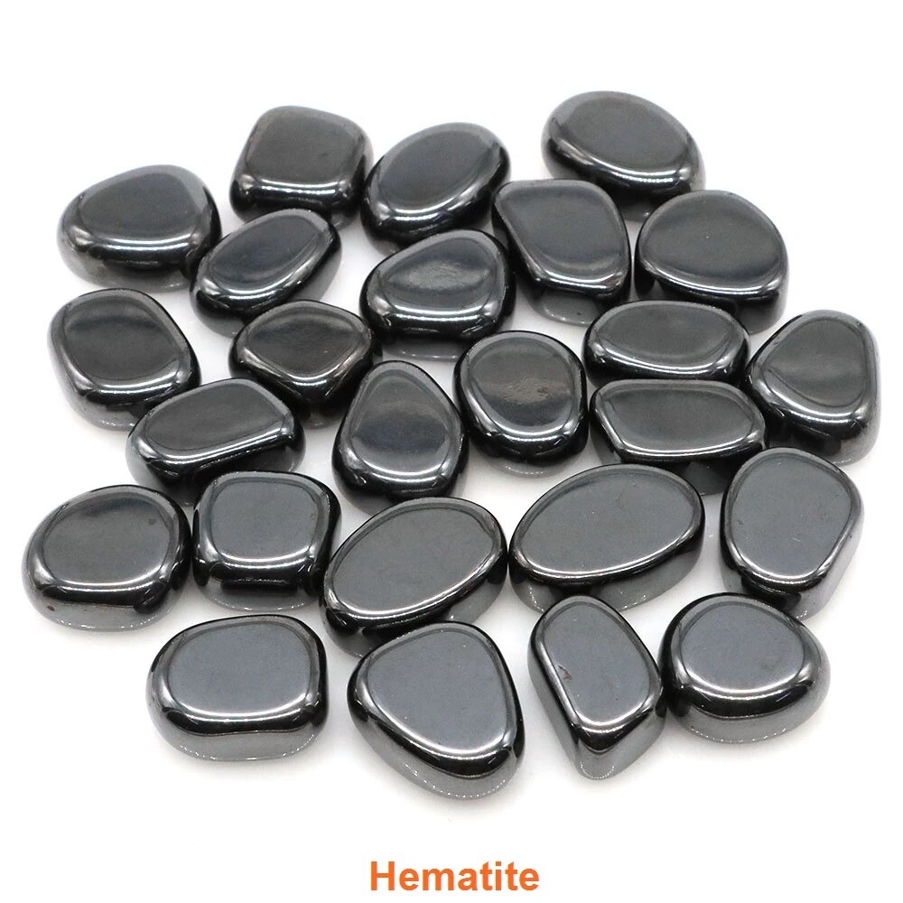 Натуральные камни для декора Черный, 200g, Hematite