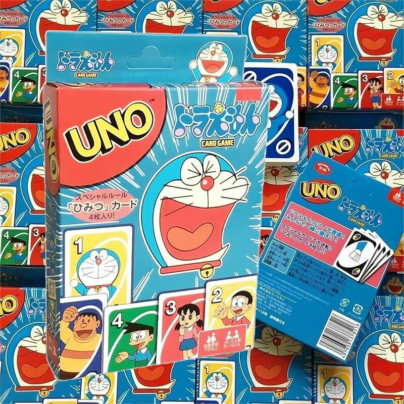 Настольная карточная игра UNO Doraemon карт, Новая версия игры для всей семьи