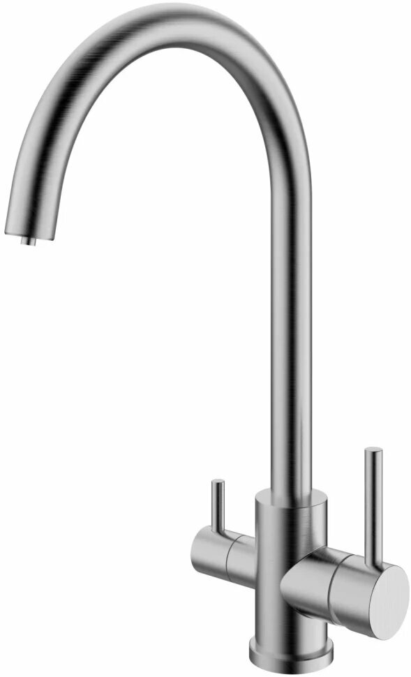 Смеситель для кухни Rush SUS9035-37 с подключением к фильтру, сатин