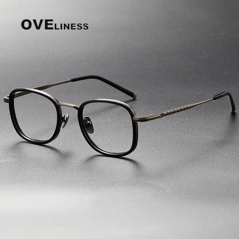 Оправа для очков Oveliness титановая винтажная квадратная