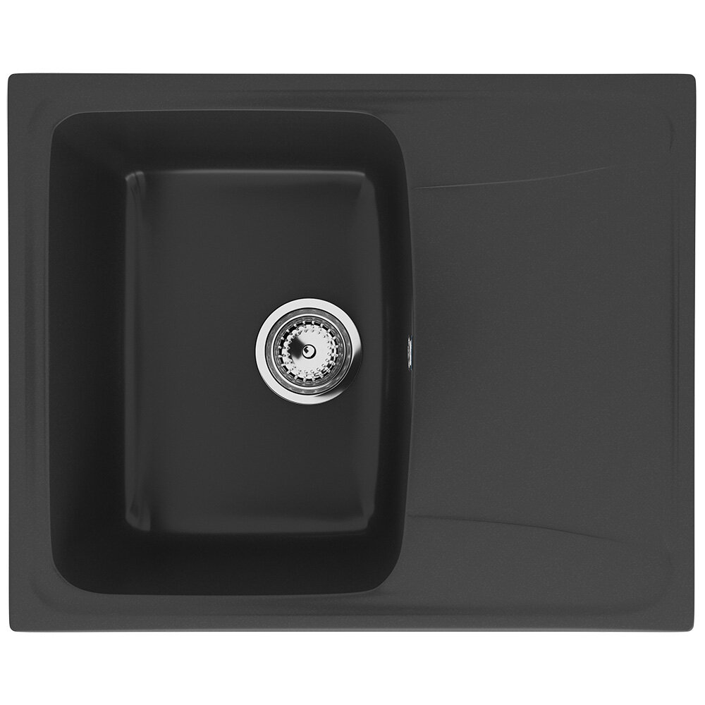 Кухонная мойка Ulgran Classic U-201-344 ультра-черный