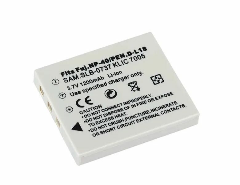 Аккумулятор NP-40 для фотоаппарата Fuji NP-40, Kodak Klic-7005 и т. д.