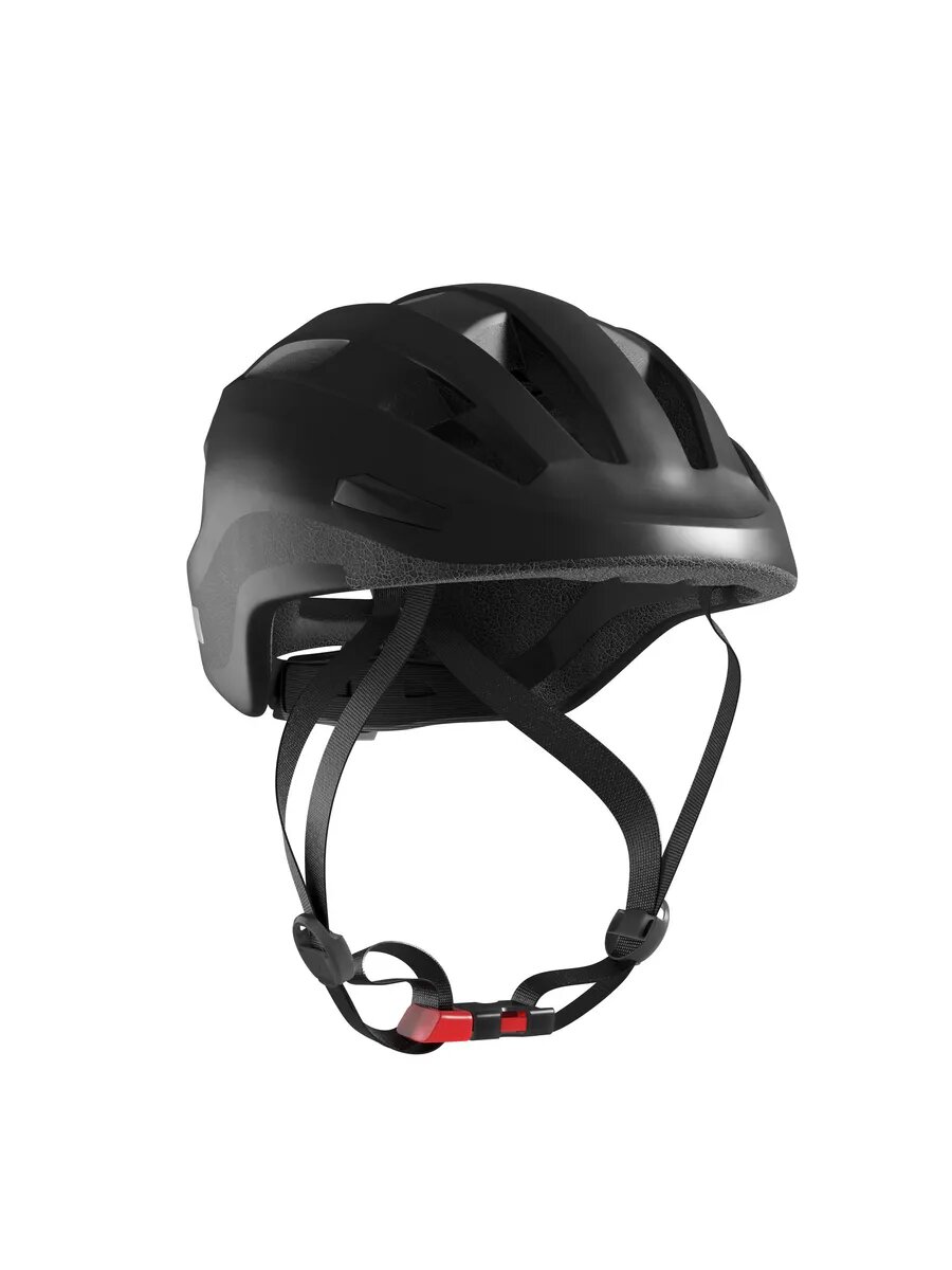 Шлем велосипедный универсальный черный Btwin 500