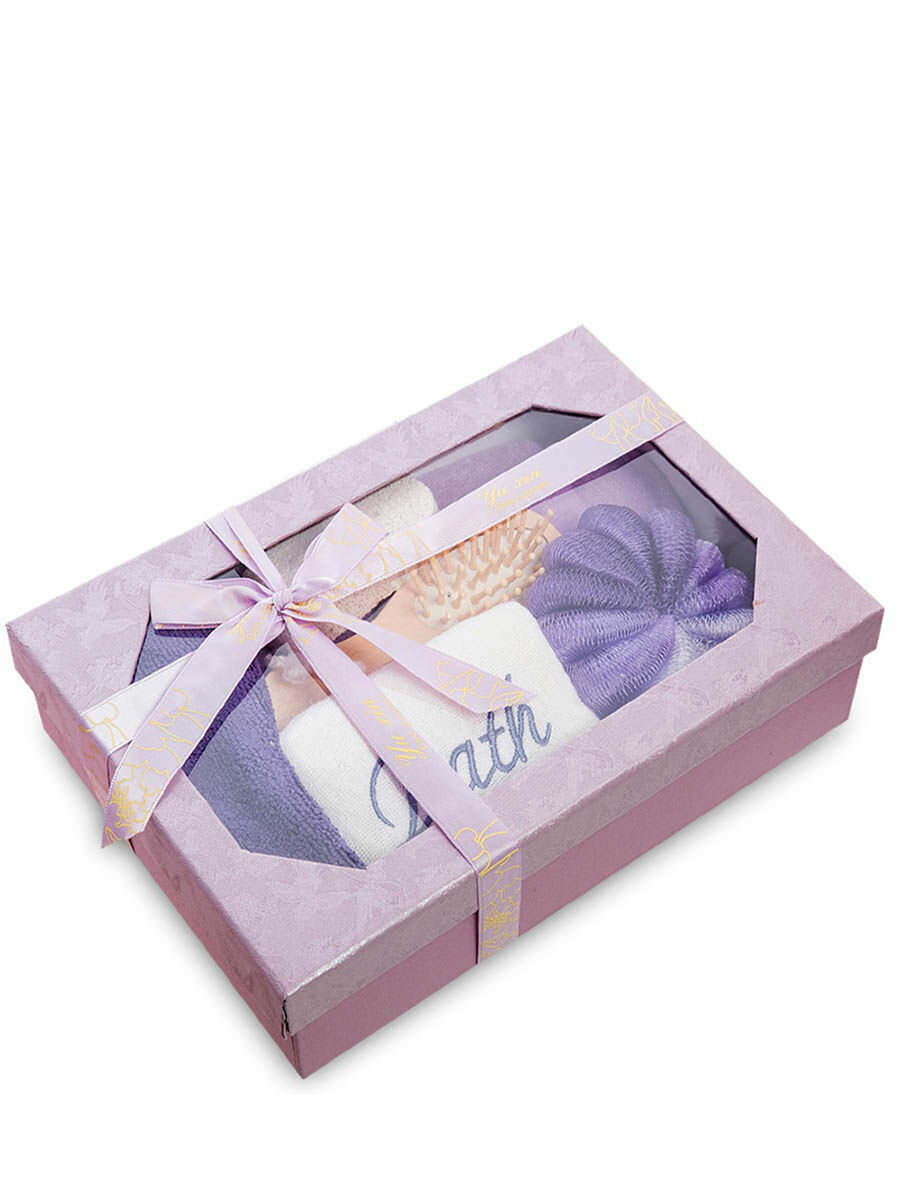 Набор для бани с тапочками "С легким паром"