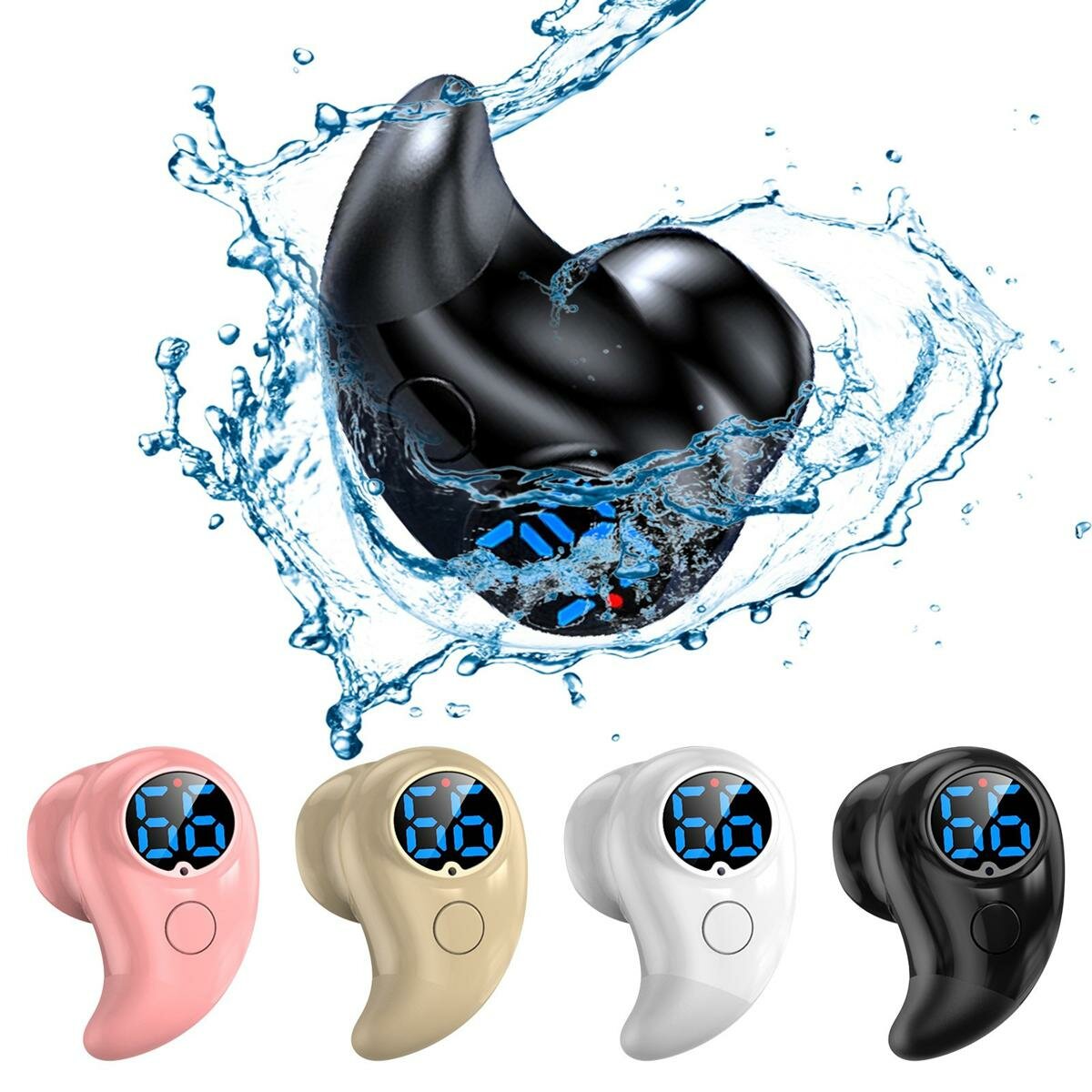 Bluetooth-совместимые наушники Беспроводные наушники Hands-free стереонаушники Спортивная игровая гарнитура Портативные