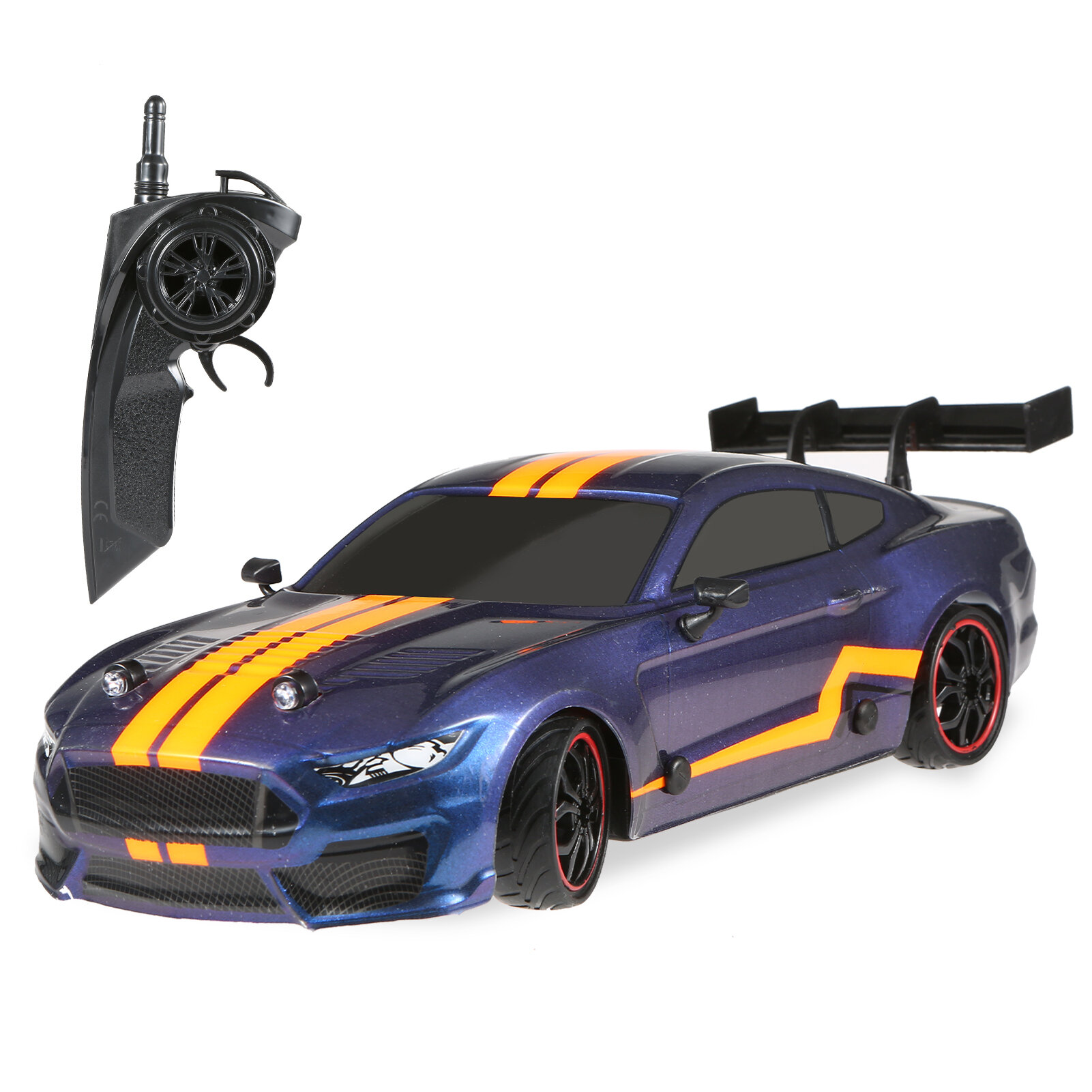 80019 RC Дрифт Машина 1/14 2.4GHz 4WD 35км/ч с Огнем Два Типа Шин RTR