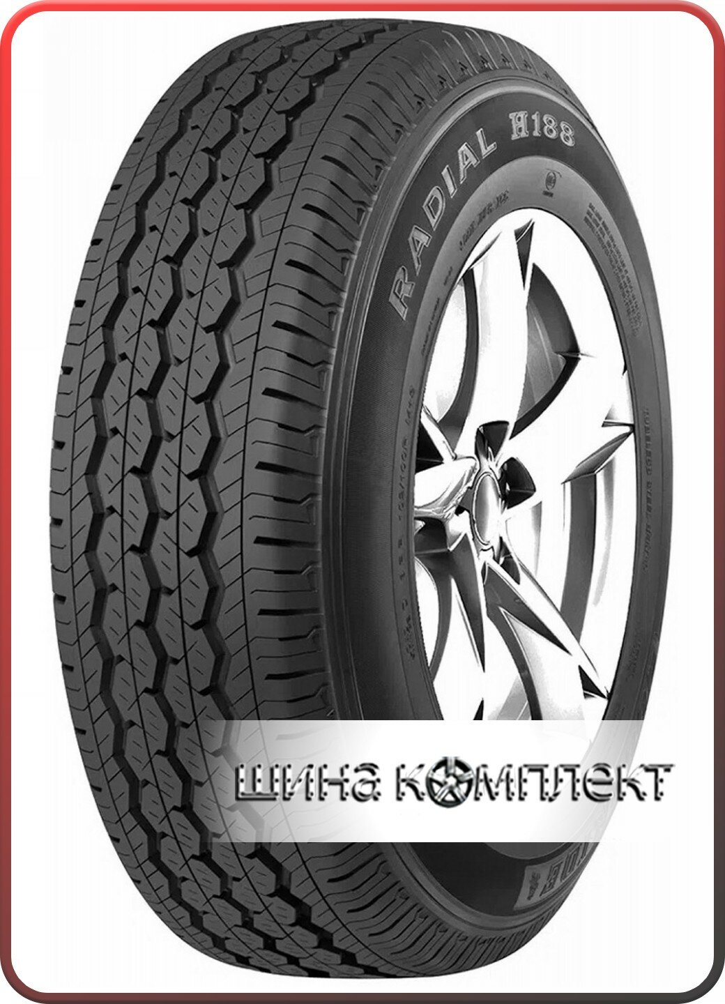 Автомобильная шина WestLake H188 195/75 R16C 107/105R летняя для коммерческого транспорта